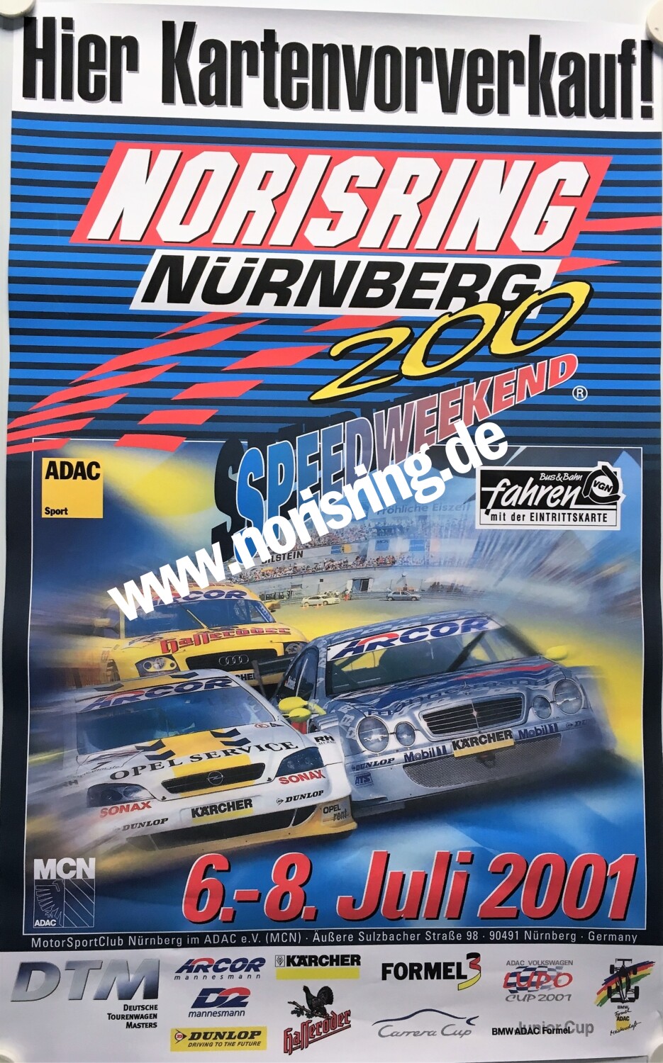 2001 59. Norisring Nürnberg 200 Speedweekend - Int. ADAC Norisring ...